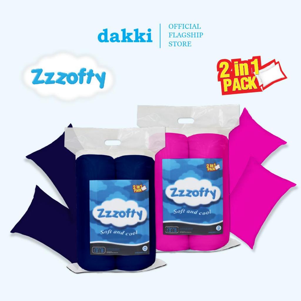Dakki Zzzofty 2 in 1 Colored 20"x30" King Pillow | Shopee Philippines