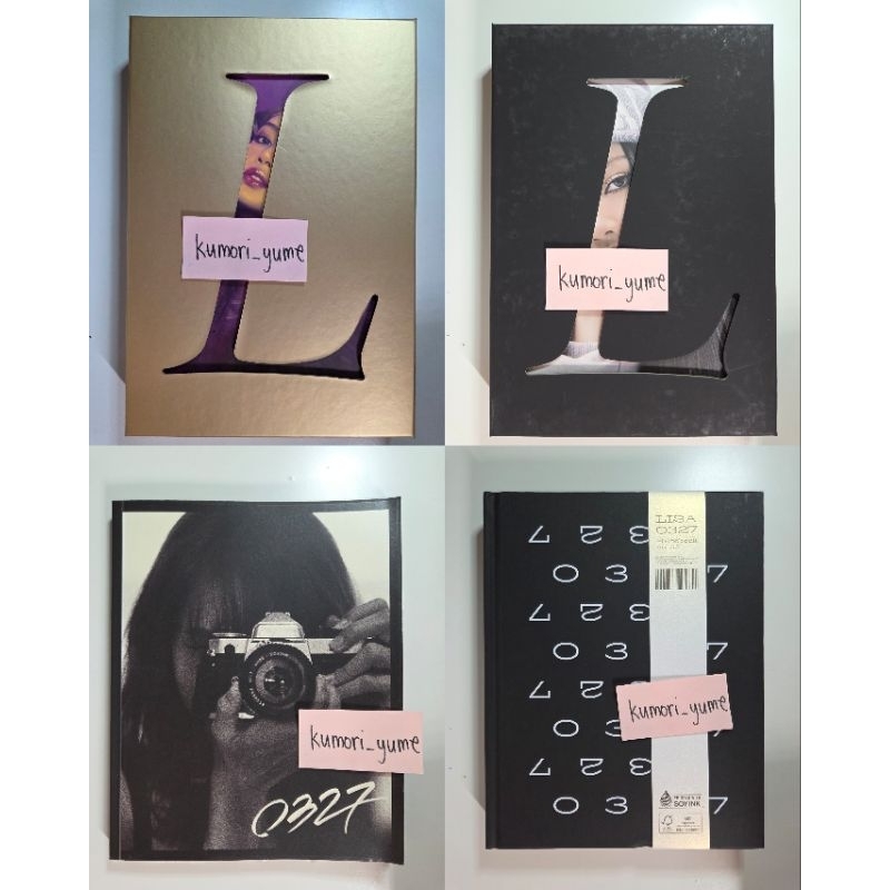 [ONHAND] UNSEALED BLACKPINK Lisa albums NO PC! (Lalisa 0327 photobook ...