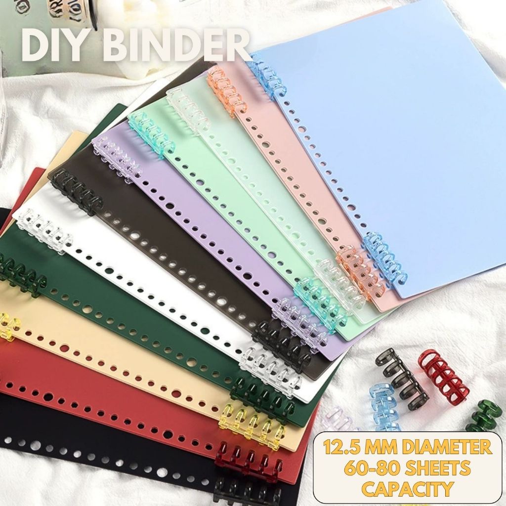 2pcs/set A5/B5 Binder Cover/Divider and Ring for Cuztomized Planner ...