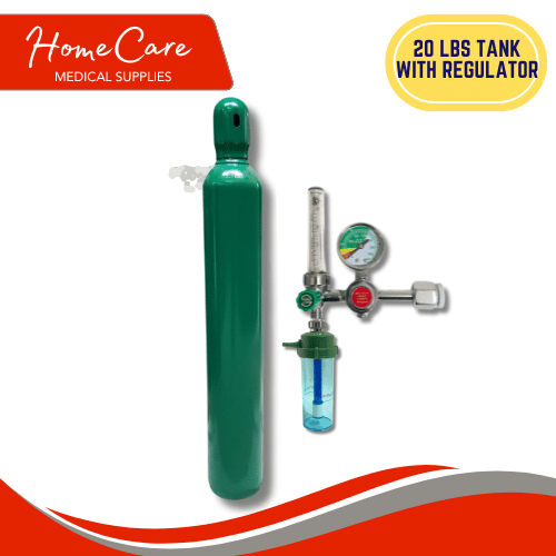 Oxygen Tank 20LBS Tank Complete Set (with content/refill and Regulator ...