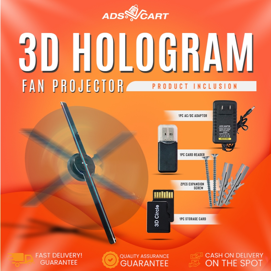 ADS 3D Hologram Fan C42 -3D Hologram Fan| Signage and Advertising Led ...