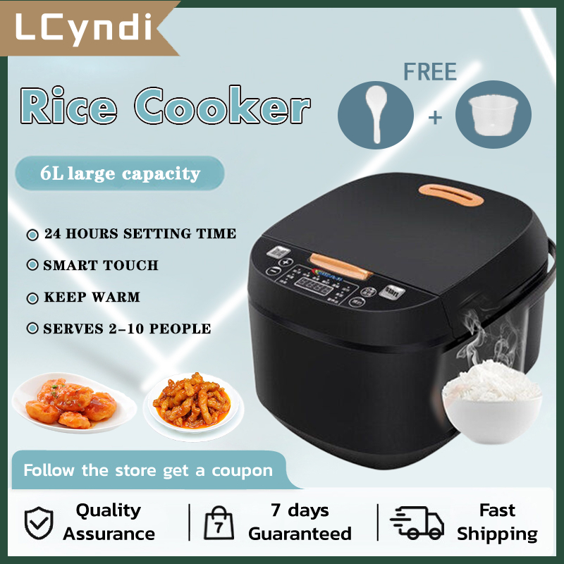 Rice Cooker 6L Large Capacity Standard Electric Rice Cooker Multi ...