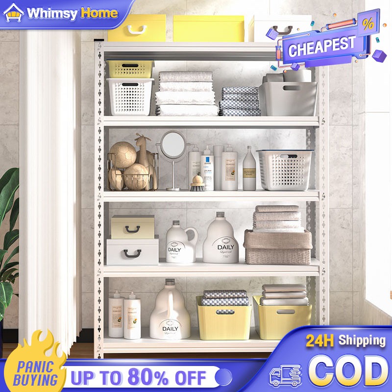 Metal Rack Organizer 6 Layers All Iron Shelves Heavy Duty Adjustable ...