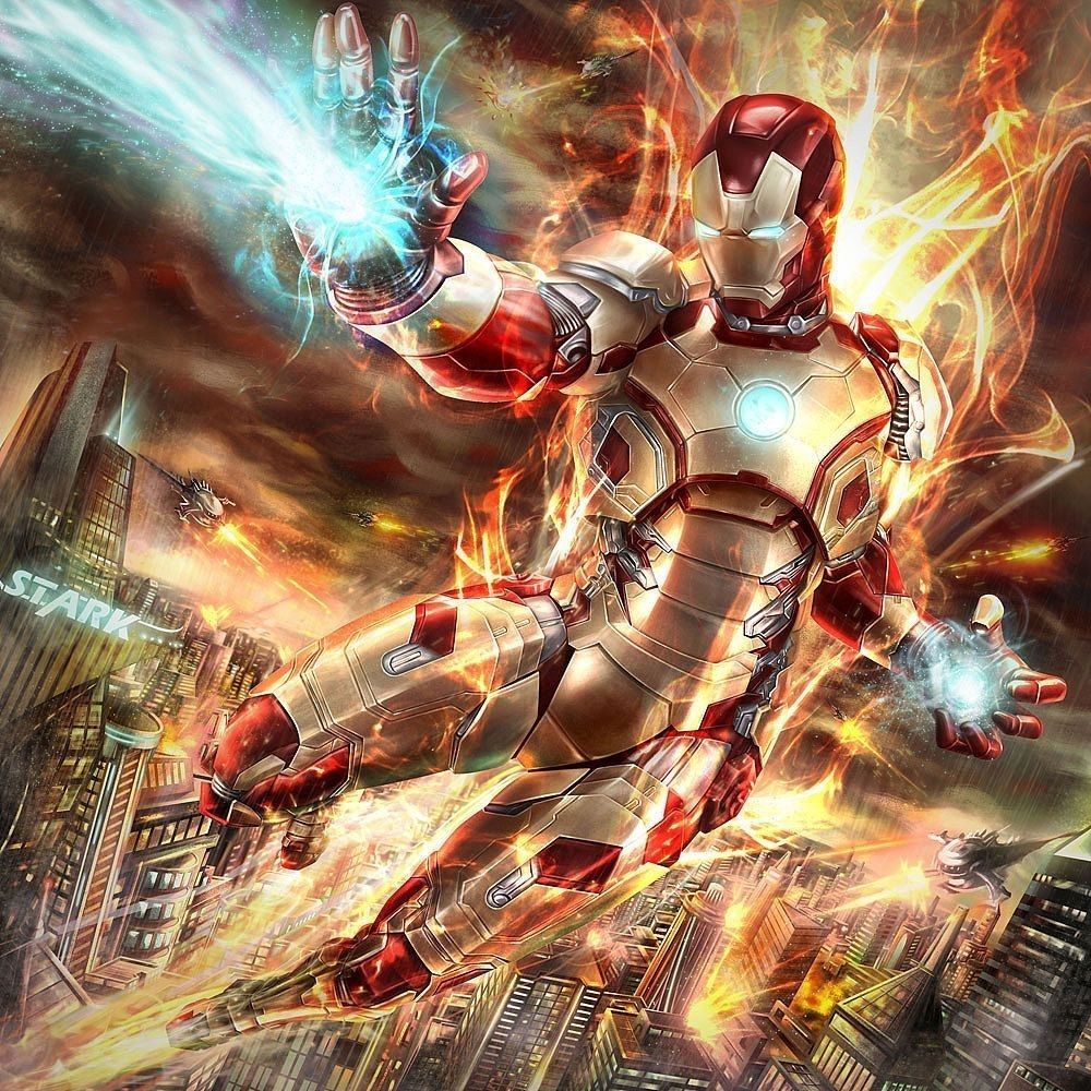 Iron Man mk40 model boy joint Avengers Marvel movable explosive toy ...