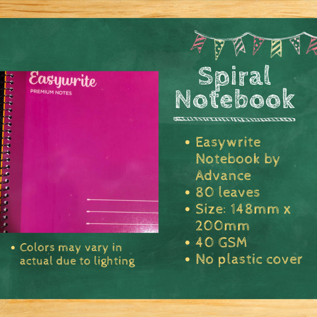Easywrite Spiral Notebook | Shopee Philippines