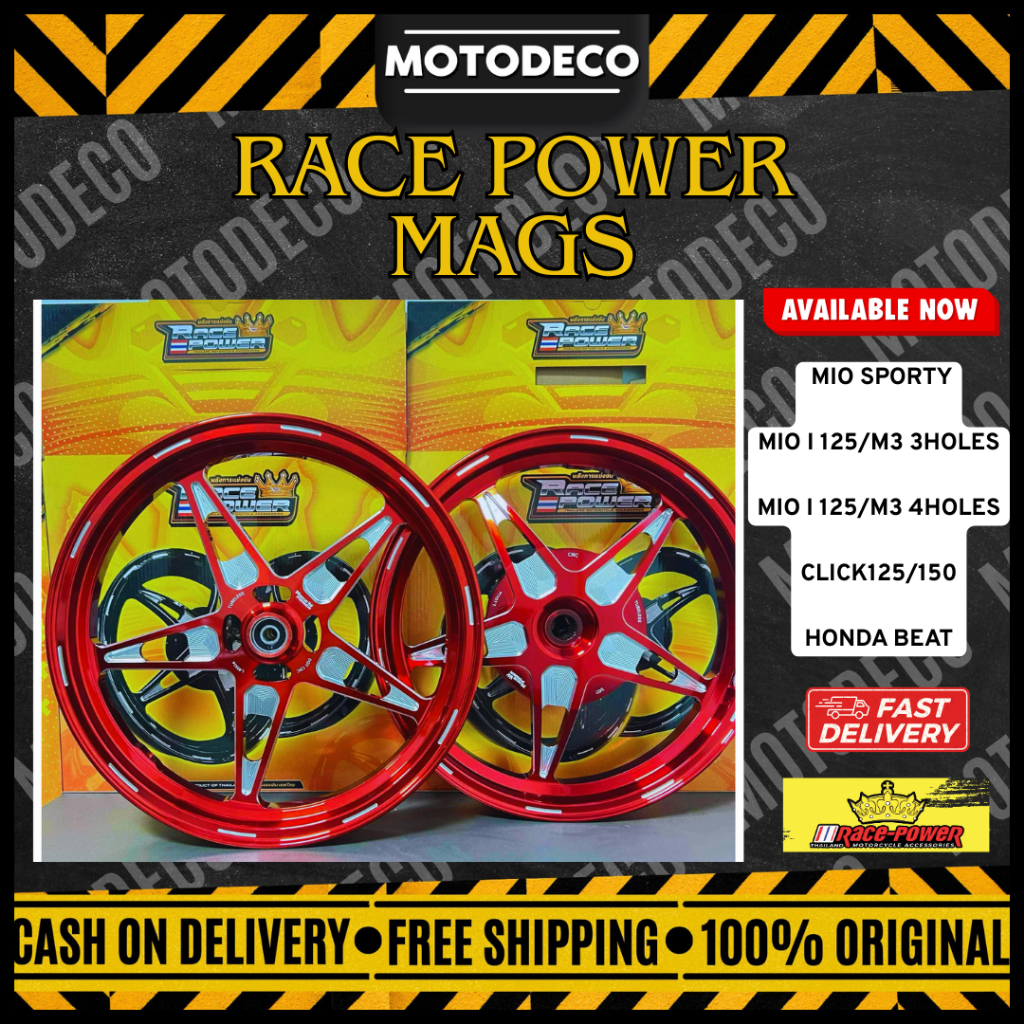 RACE POWER MAGS FIR MIO/MIOI125/M3/CLICK/BEAT (1.85X14/ 2.15X14 ...