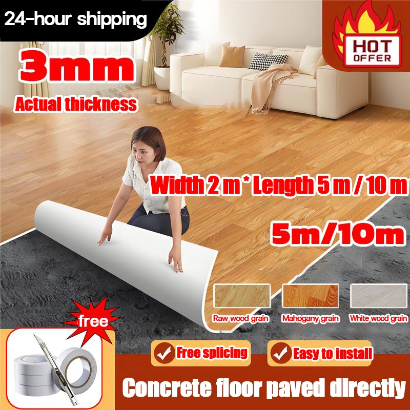 100 years validity linoleum rubberized makapal wood design Waterproof ...