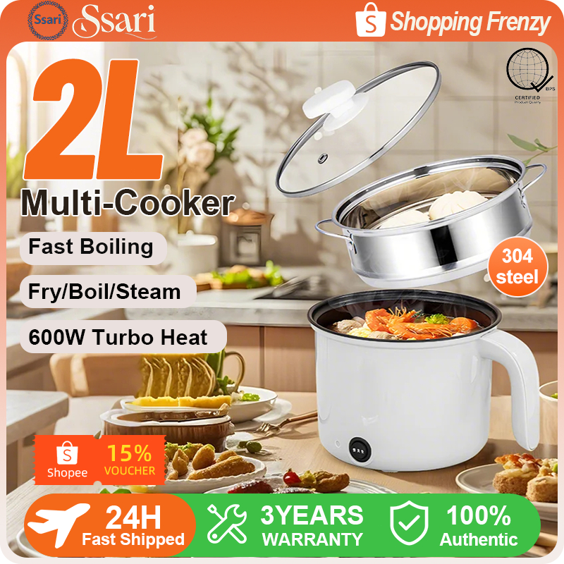 Ssari Mini Rice Cooker With Steamer Small Non Stick Multil Lutuan Ng ...