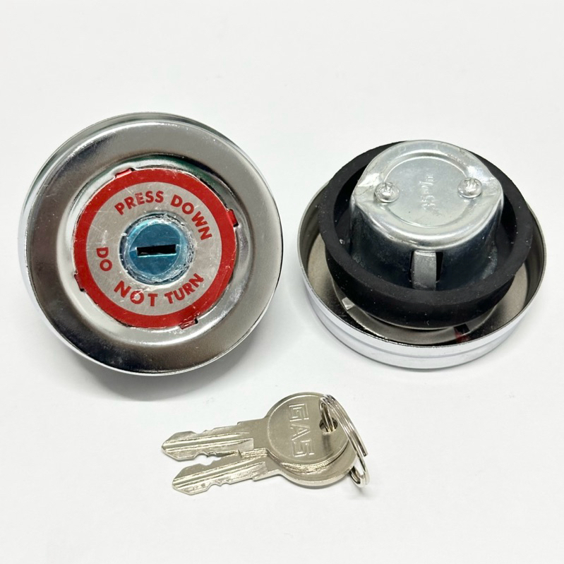 Gas Diesel Fuel Cap with Key Lock Oil Tank Cap Universal Truck Van Car ...