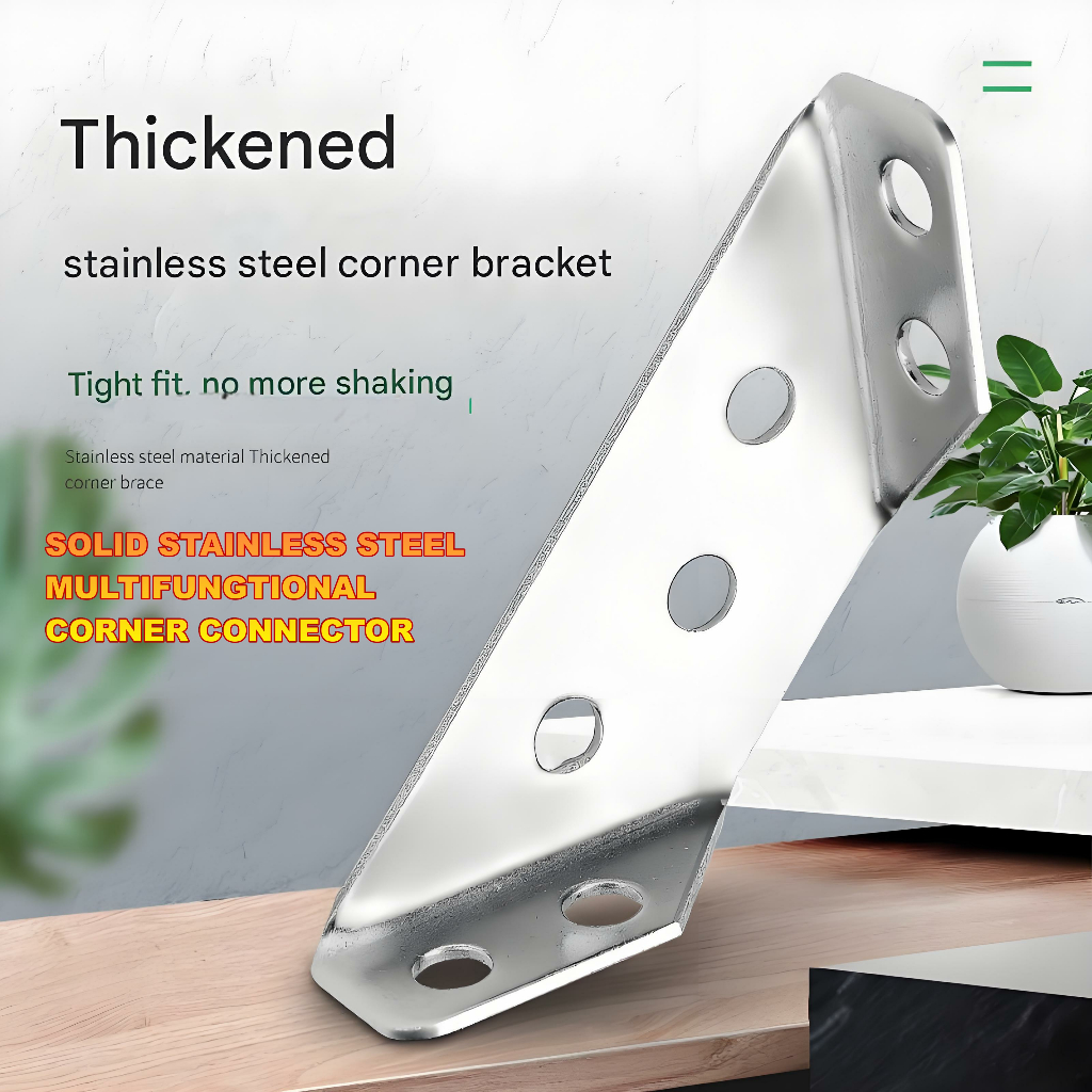 10 sets/Universal stainless steel corner bracket furniture corner ...
