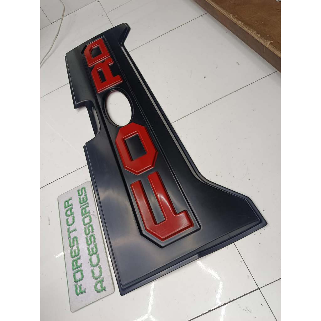 Ford Ranger Rear Cladding with Hole (Red Font) | Shopee Philippines