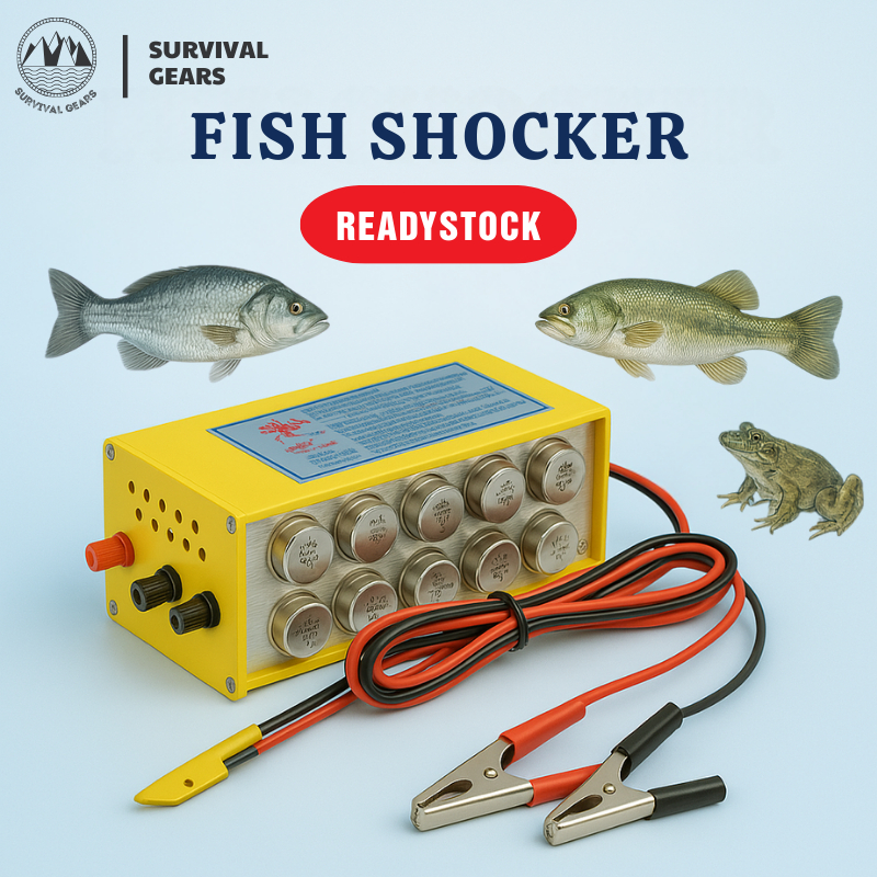 DC12V Ultrasonic Electric Fish Shocker Stunner Inverter Fishing High ...