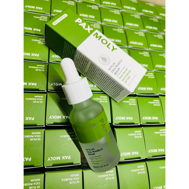 Pax Moly 5X PLUS CICA MADECA SERUM Korea with FREE Pax Moly Cica Mask ...