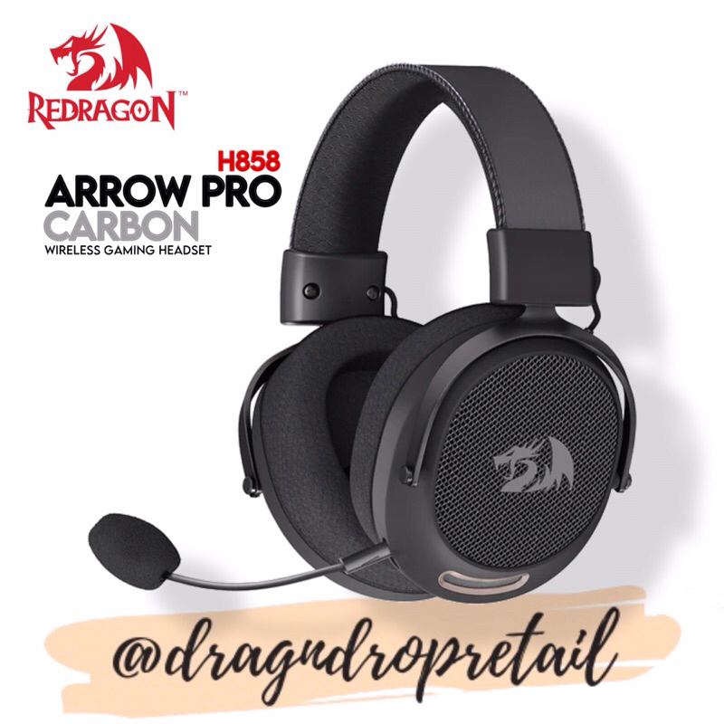 Redragon H858 ARROW PRO CARBON 4-Modes Wireless Gaming Headset ...