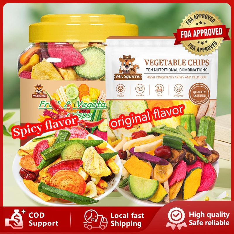 【Buy 1 Take 1】Mr.Squirrel 100g Vegetable Chips 10 In 1 Mixed Fruits And ...
