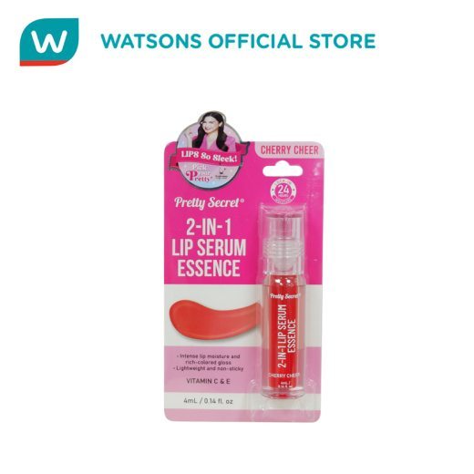 PRETTY SECRET 2-in-1 Lip Serum Essence Cherry Cheer 4ml | Shopee ...