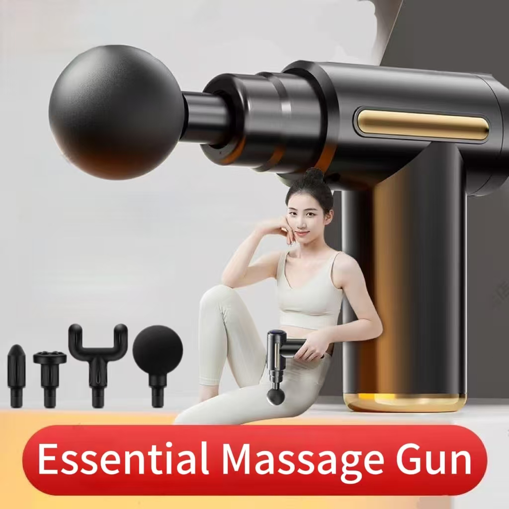 Powerful Hand Held 6Speeds Gun Massager Portable Electric Massage Gun ...