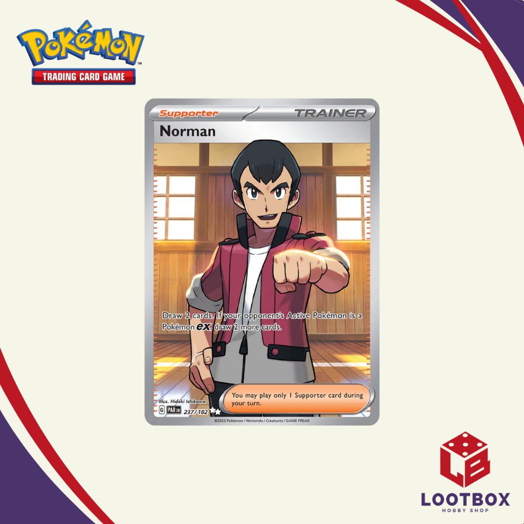 Pokemon Card Game: Norman (Ultra Rare) - Paradox Rift | Shopee Philippines