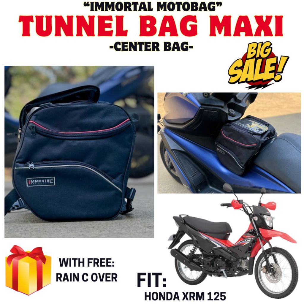 Tunnel Bag/Center Bag for Honda XRM 125 front Compartment by Immortal ...