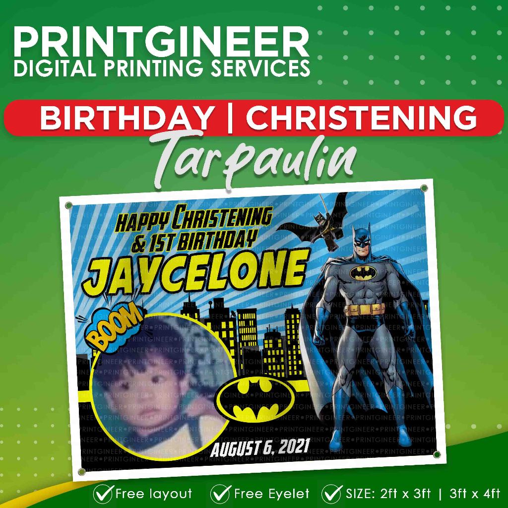 BATMAN Tarpaulin | Christening Tarpaulin | Wedding Tarpaulin | FREE ...