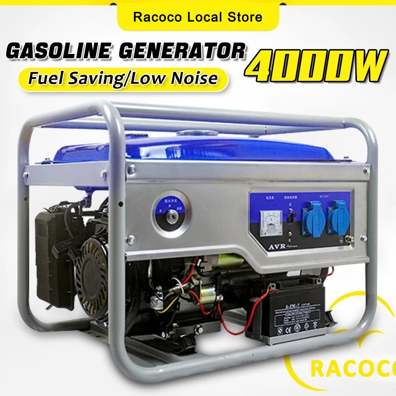 4kw High Power Generator For Home Gasoline Generator 220V/60Hz Outdoor ...