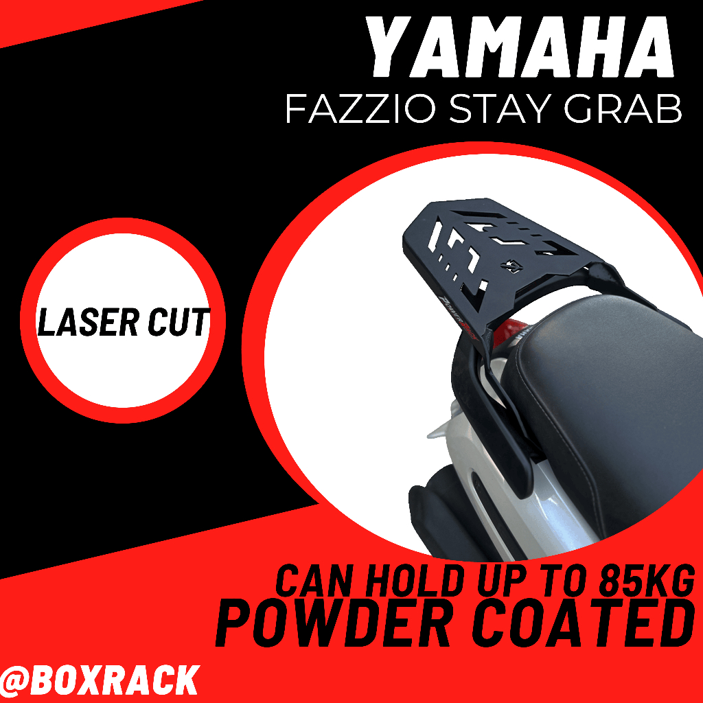 FAZZIO STAY GRAB YAMAHA TOP BOX BRACKET / LIFE TIME WARRANTY / HEAVY ...