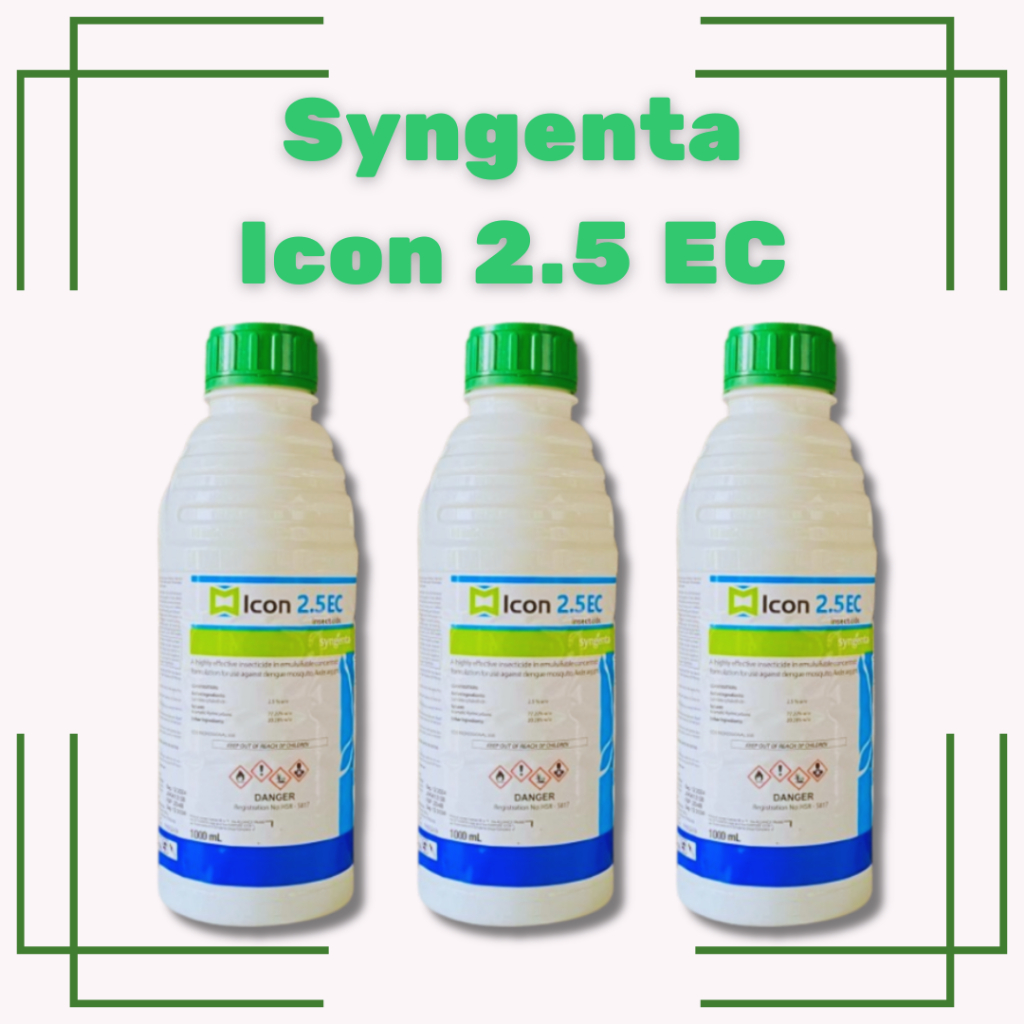 [VET] 3pcs Syngenta Icon® 2.5EC Insecticide Lambda-Cyhalothrin Pesticide Crawling Flying Insect ...