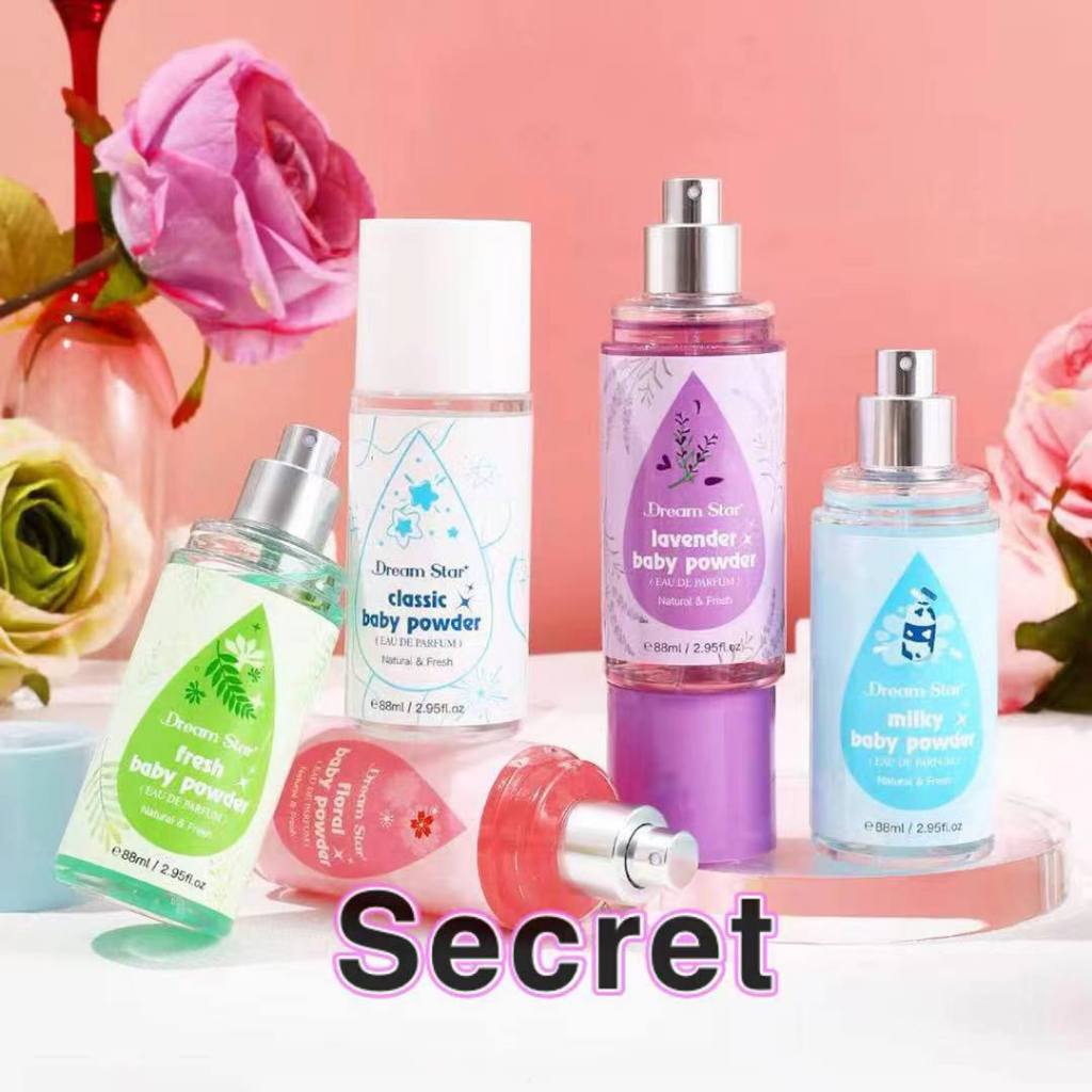 Dream Star Baby Powder perfume long lasting Fresh Milky Baby Powder ...