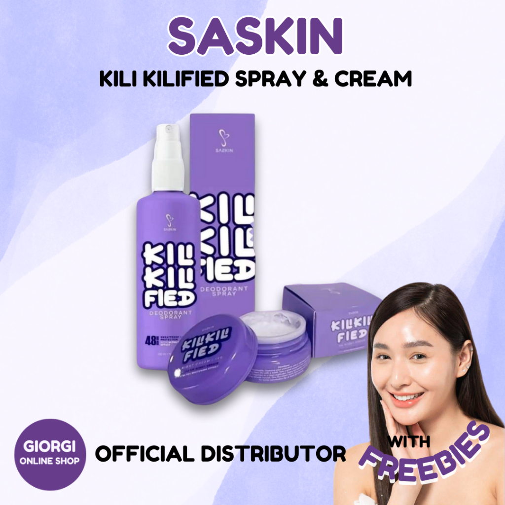 SASKIN Kili Kilified Deodorant Spray or Cream |Chicken skin | Whitening ...