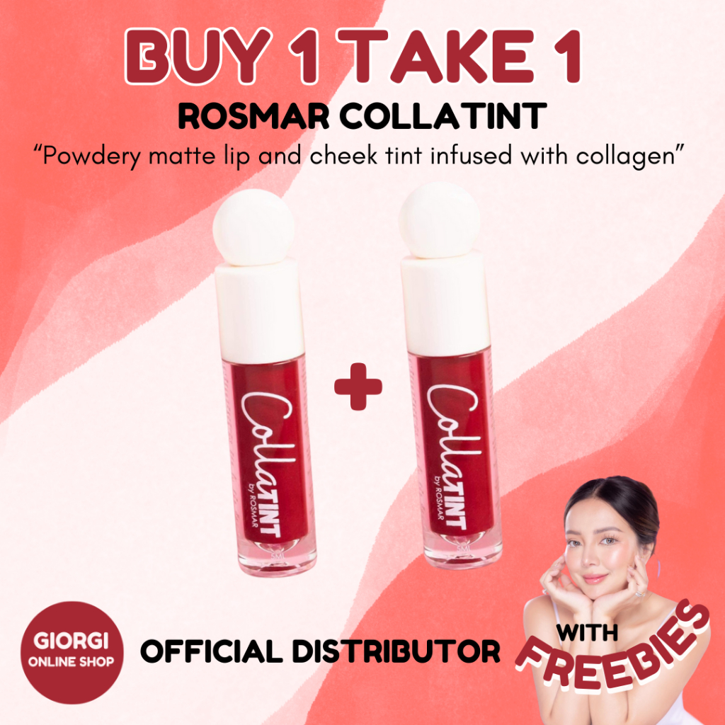 BUY 1 TAKE 1 ROSMAR COLLATINT w/ Collagen (Lip and tint) liptint long ...