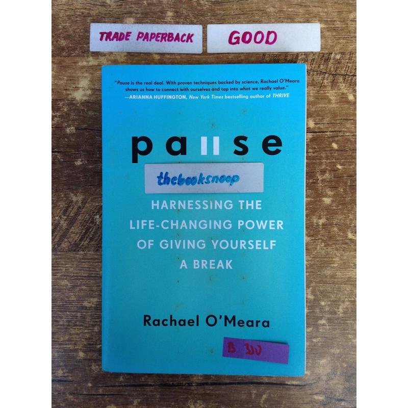 Pause: The Power of Giving Yourself a Break self-help books | Shopee ...