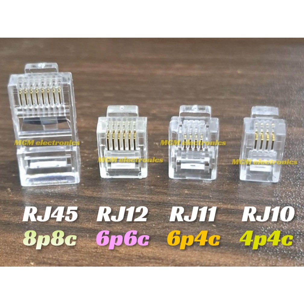 5PCs/LOT CAT6 CAT5 Network LAN Modular Plug RJ45 , TELEPHONE Plug (RJ12 ...