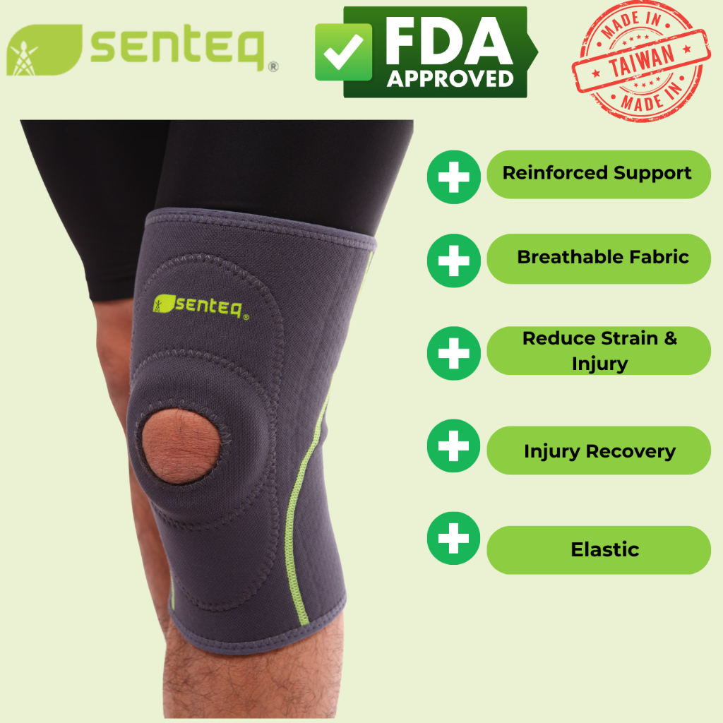 SENTEQ Medical Grade Knee Stabilizer Adjustable Brace with Side ...