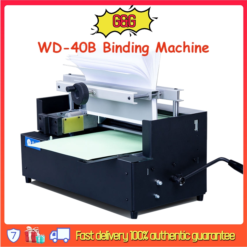 G&G WD-40B book wireless binding machine fully automatic heating hot ...