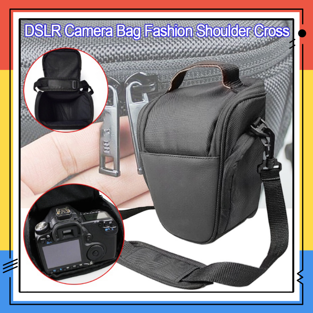 Waterproof Camera Bag Fashion Shoulder DSLR/SLR Digital Camera Triangle ...