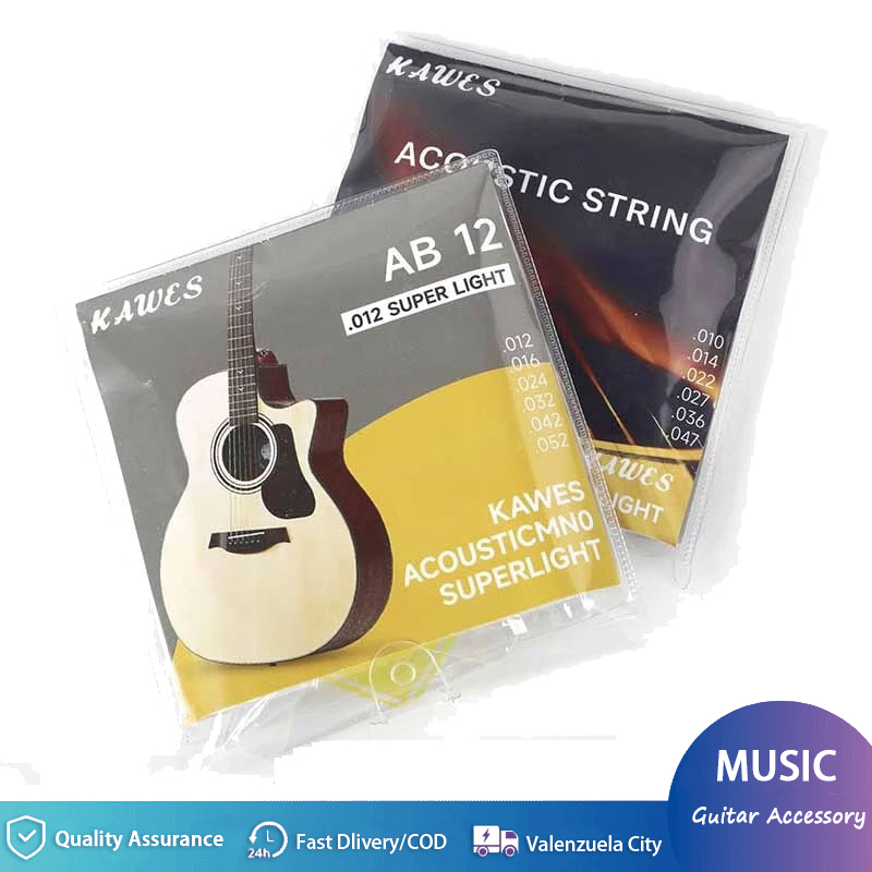 KAWES Guitar Strings 6Pcs/Set Acoustic Guitar String Set Phosphor ...