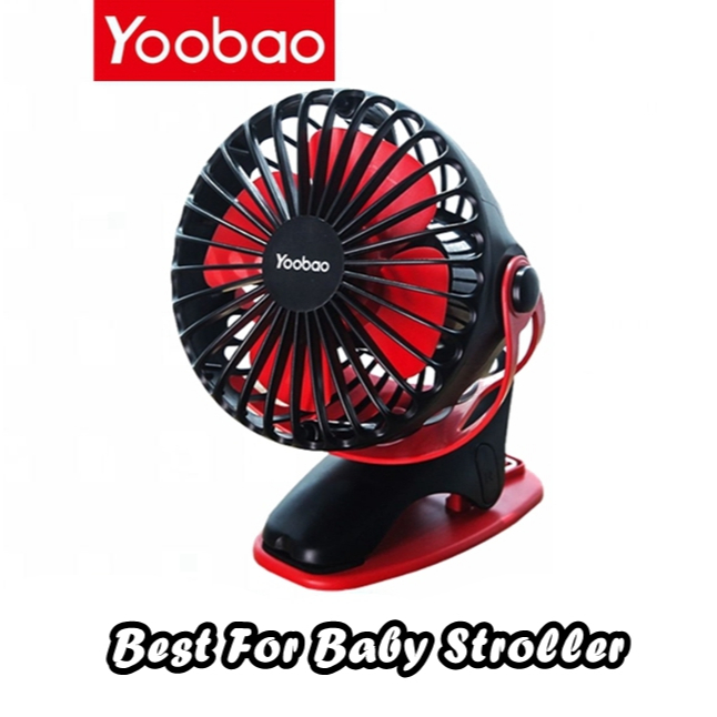 Yoobao Y-F04 Stroller fan Strong Wind Portable Mini Desktop Clip Fan ...