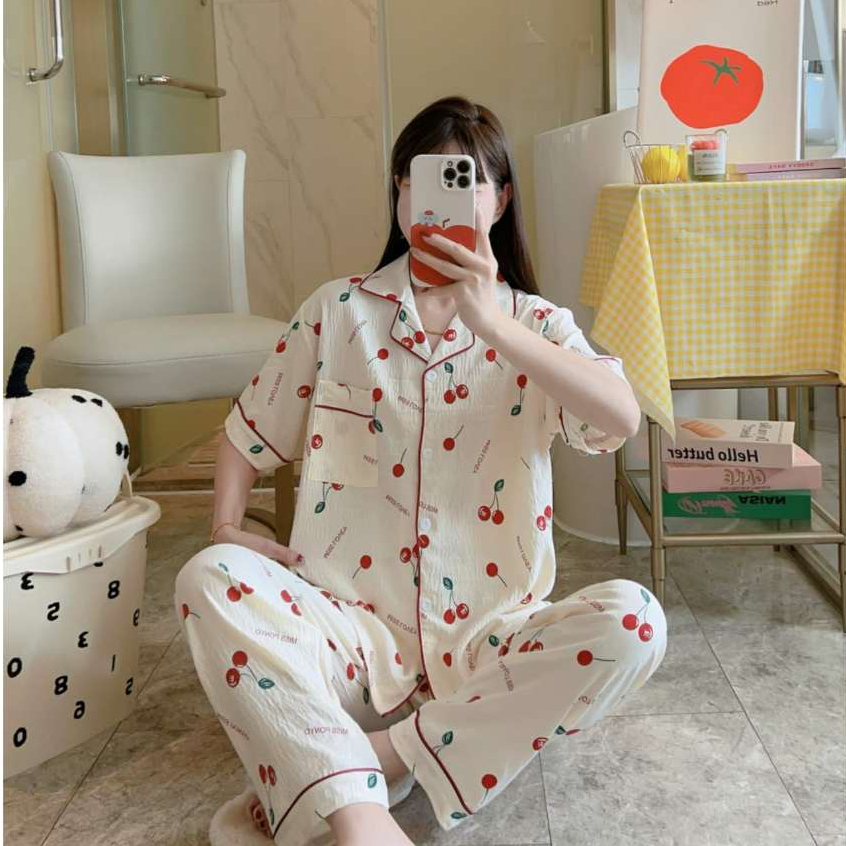 Cloud Cotton terno Sleepwear Pajama Fashion Terno Set For Women ...