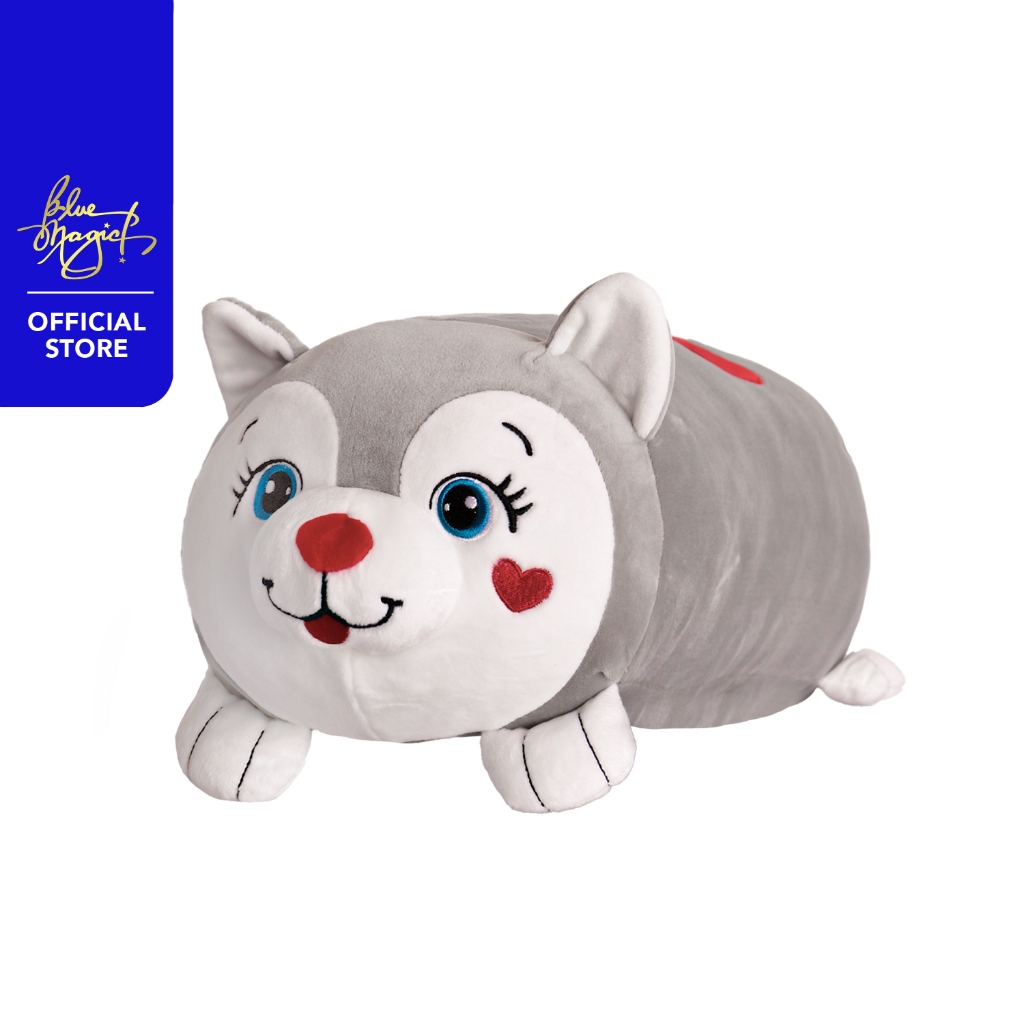 Blue Magic Woofer Dog Bolster Stuffed Toy | Shopee Philippines