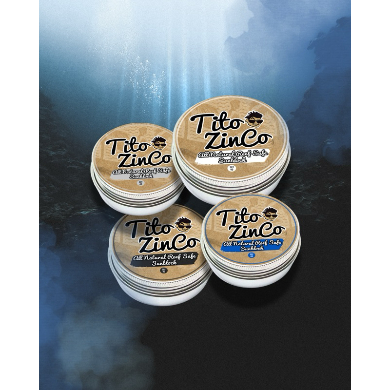 Tito Zinco All Natural Reefsafe Sunblock/Sunscreen in Tin Can 15g ...