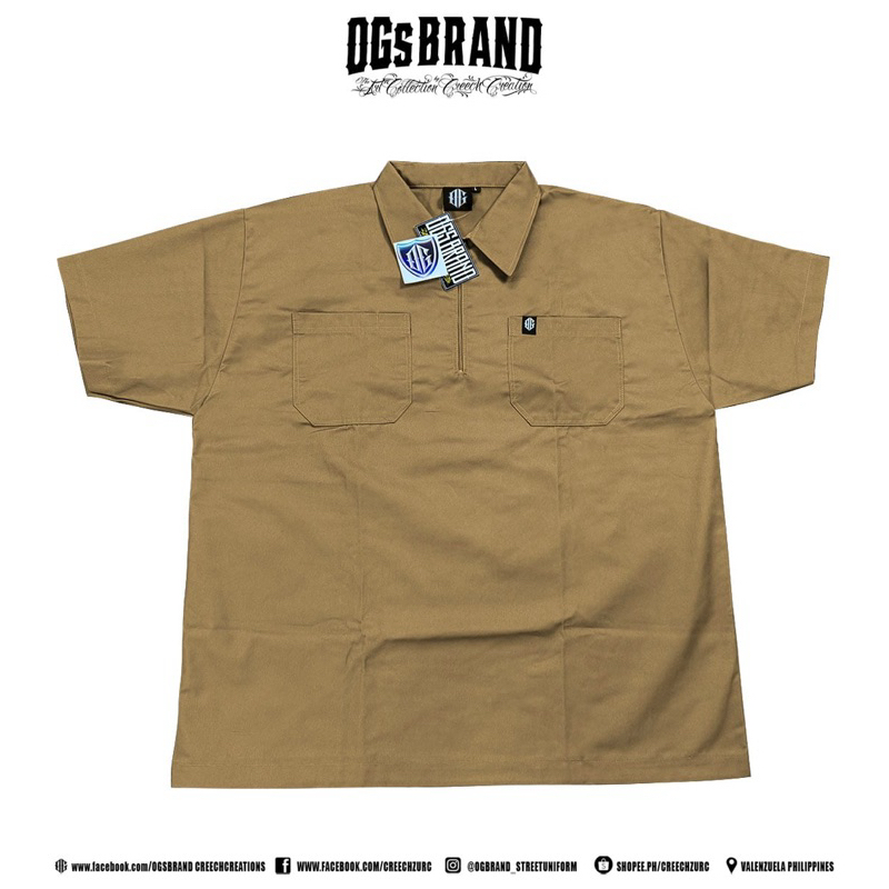 OG VETERANO PLAIN HALF ZIP POLO | Shopee Philippines