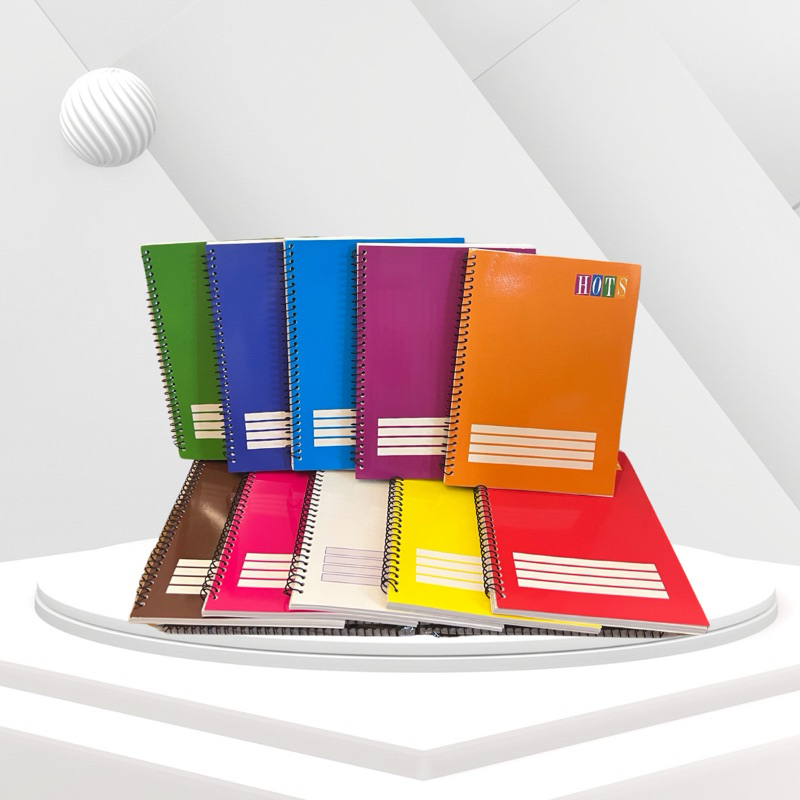 HOTS SPIRAL NOTEBOOK 1 BUNDLE (10 PCS) ASSORTED COLOR | Shopee Philippines
