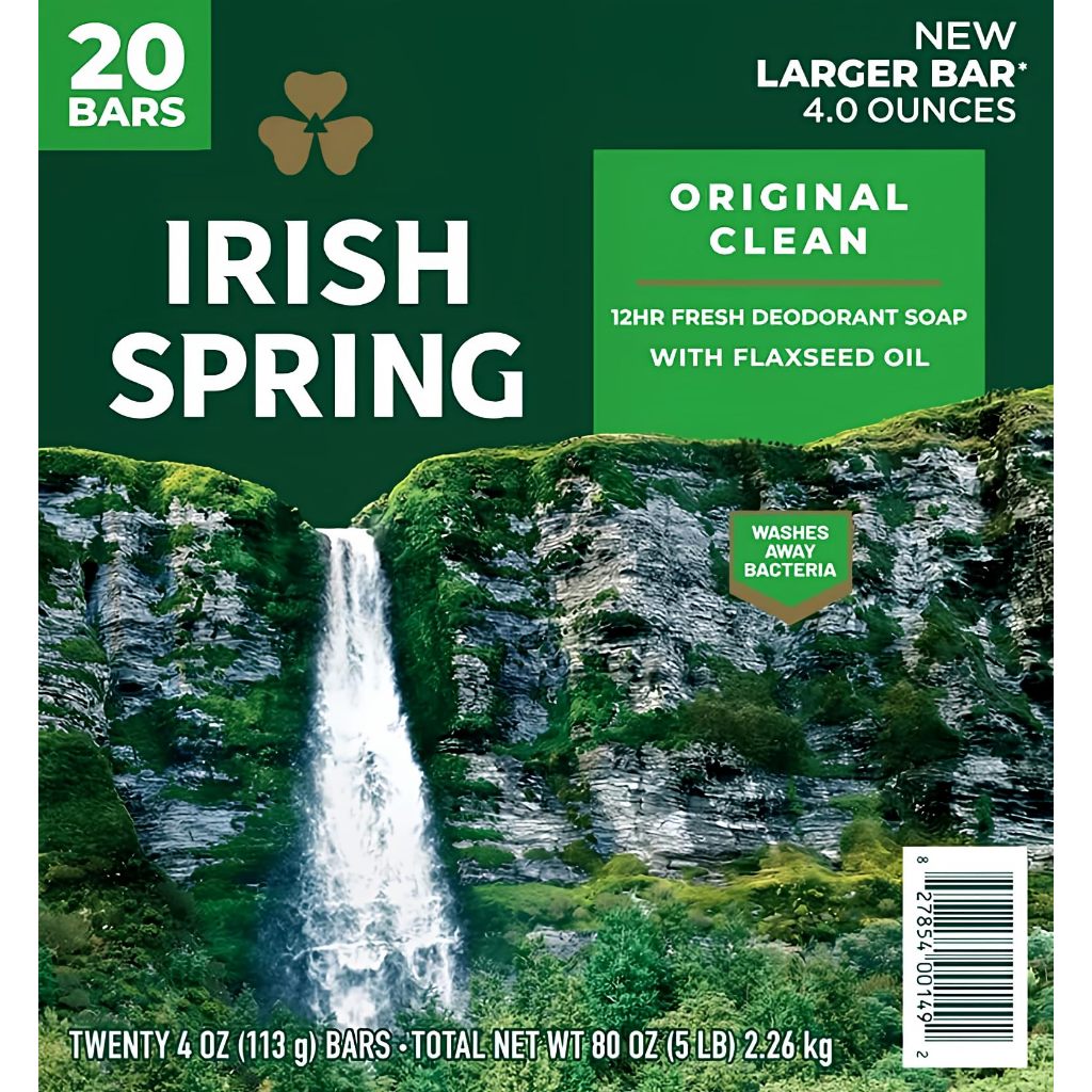 IRISH SPRING ORIGINAL CLEAN 20 BARS | Shopee Philippines
