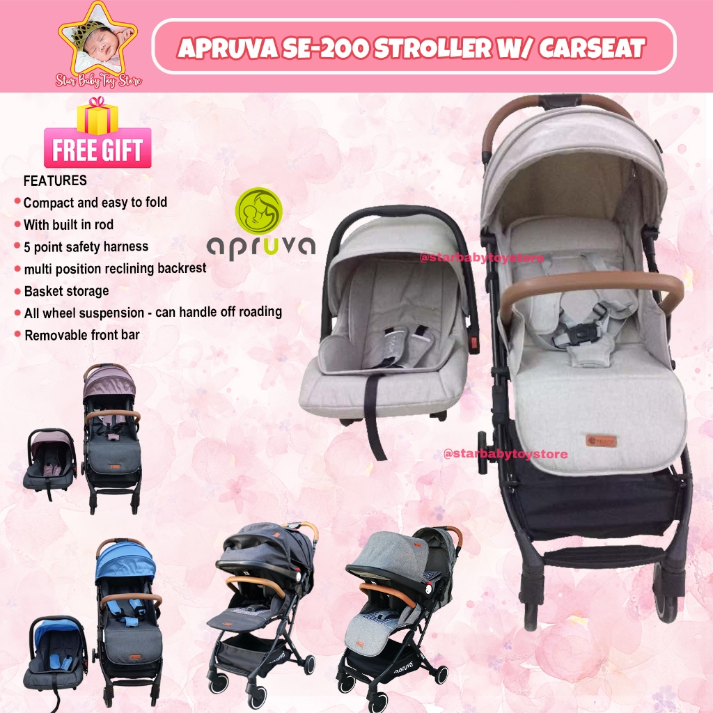 Star Baby Toy Store Apruva SE-200 Stroller with Carseat for Baby ...