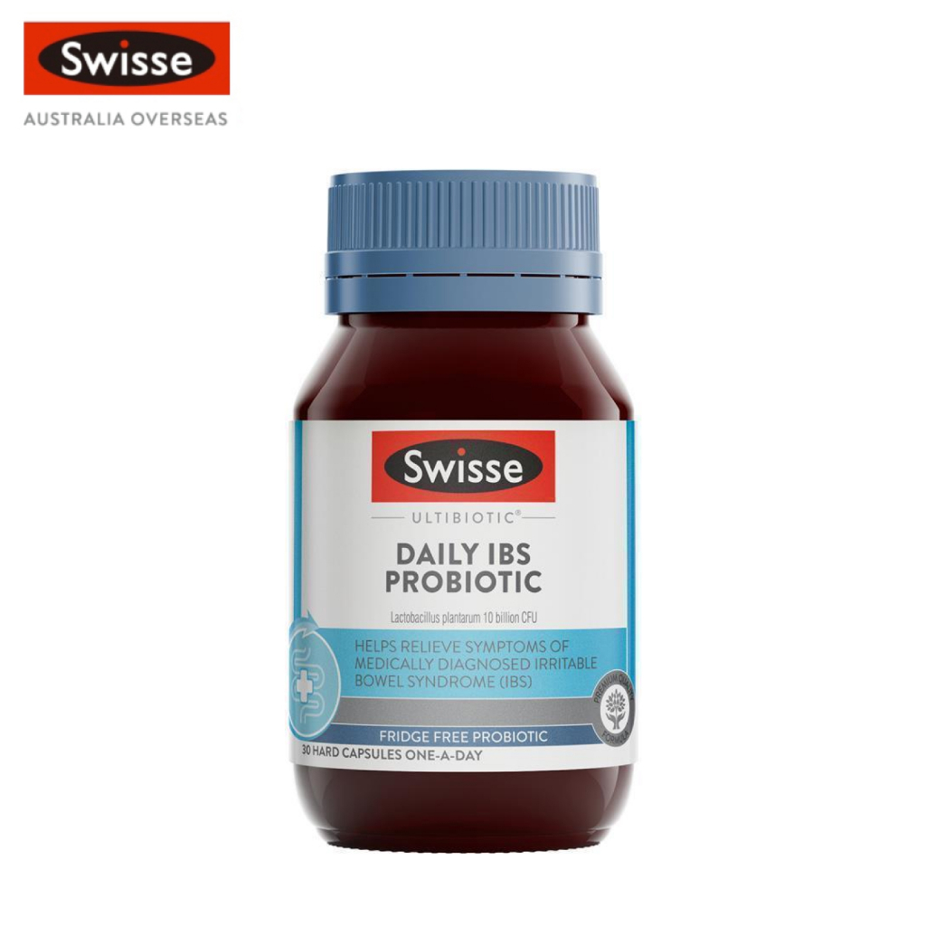 Swisse Ultibiotic Daily IBS Probiotic 30 Capsules (EXP:09 2026 ...