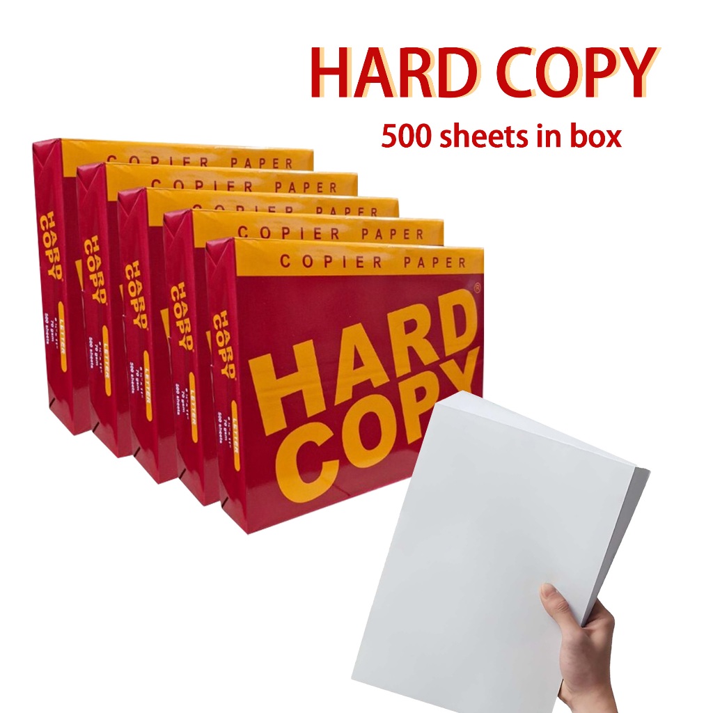 Hard Copy Bond Paper – Long, Short & A4 Sizes, 500 Sheets per Box ...