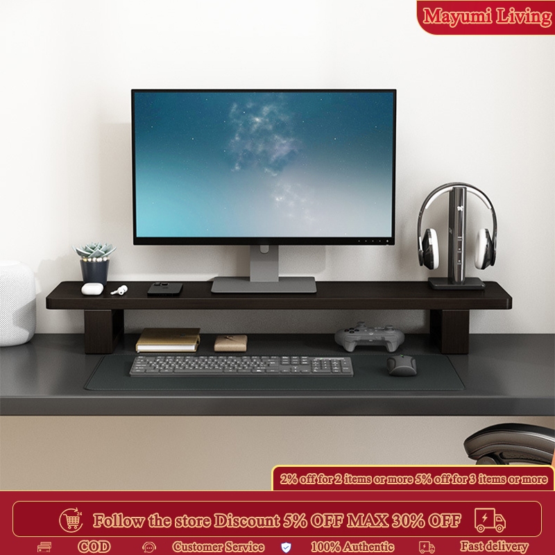Computer monitor heightening stand elevated base desktop stand desktop ...