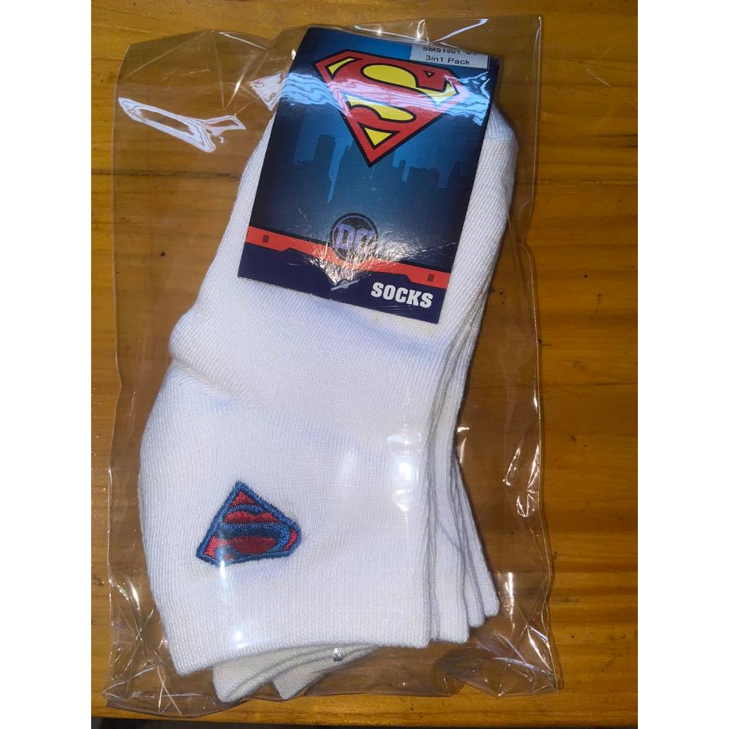 Superman 3in1 Kid Socks as seen in Department Store/Malls w/ Superman ...