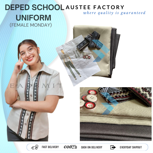 Austeefactory Deped School Uniform Female Teacher Attire form Monday to ...