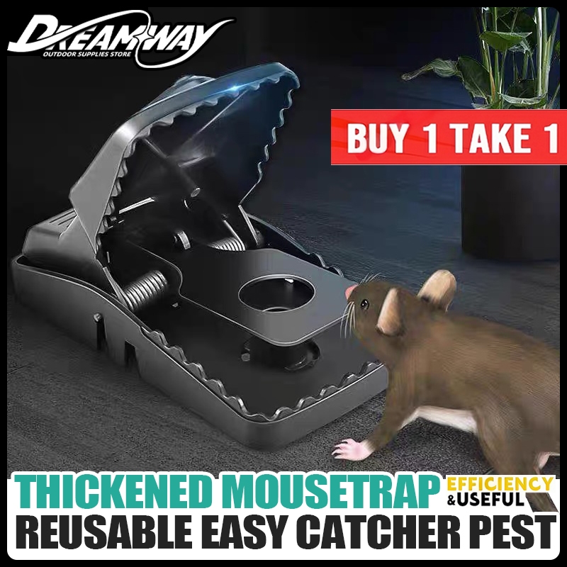 Thickened Mousetrap Reusable Mousetrap Mouse High Sensitive Spring ...